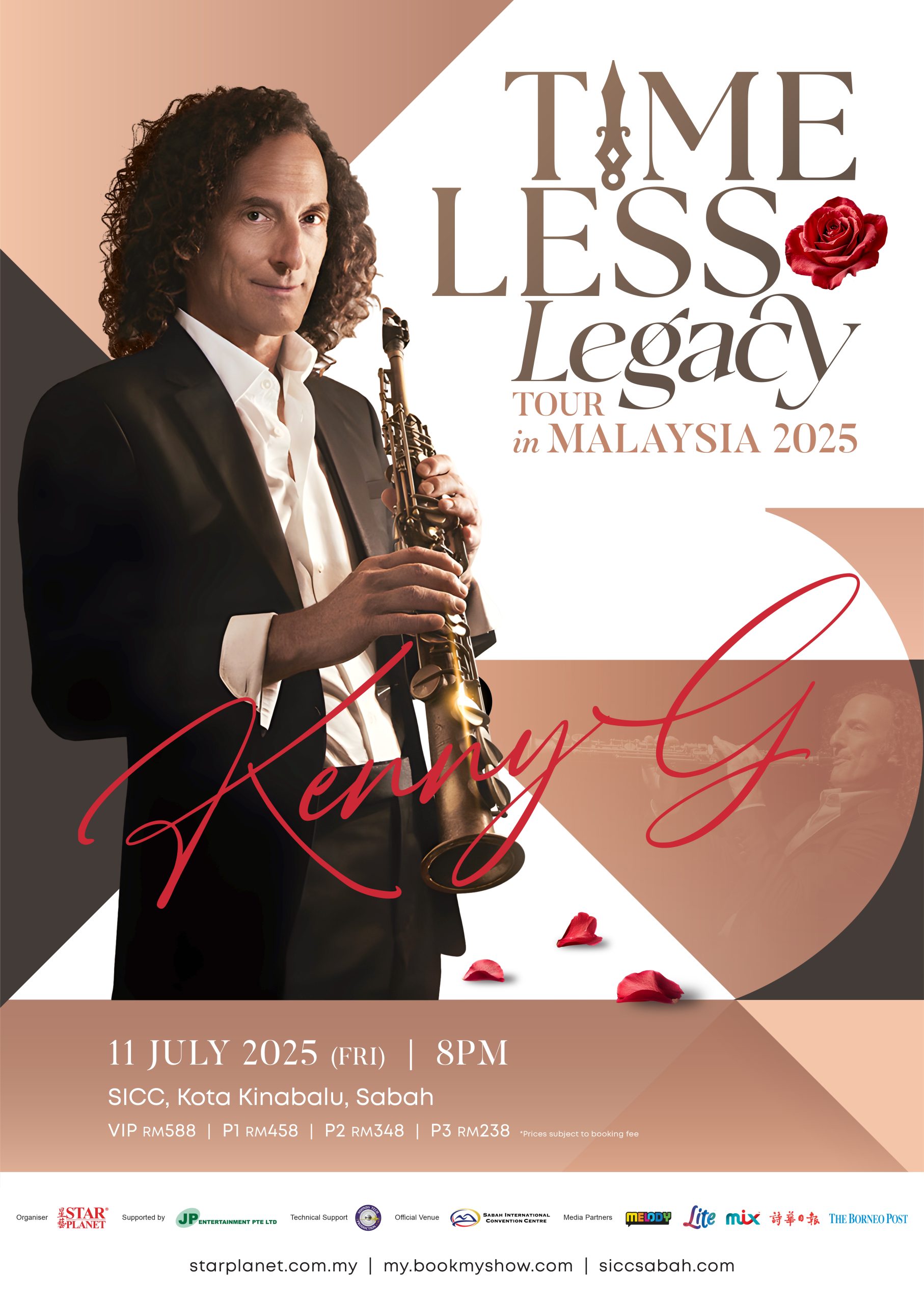 11 July (Sabah) – Kenny G “Timeless Legacy” Tour in Malaysia 2025 ...